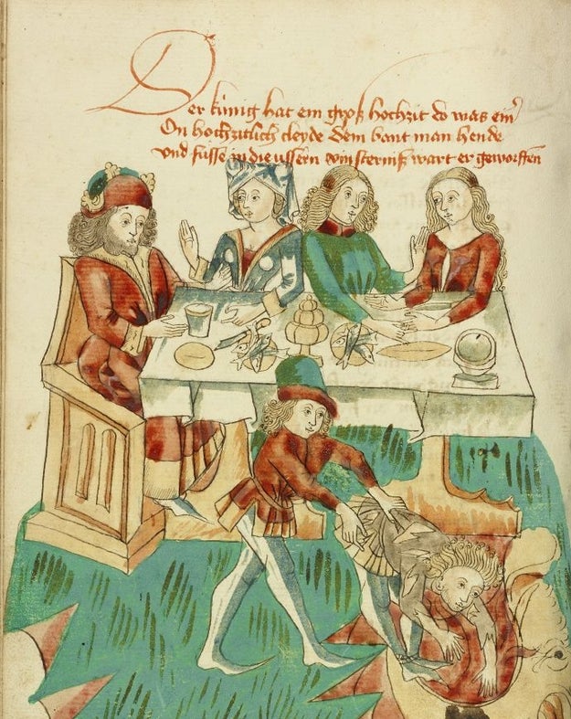 This Is What An Actual Banquet In 1345 AD Looked Like, According To A ...