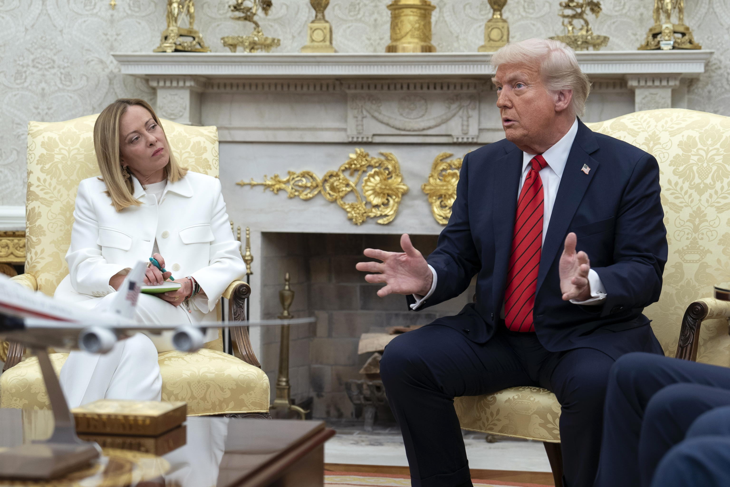 Trump like me, brave, frank and determined says Meloni