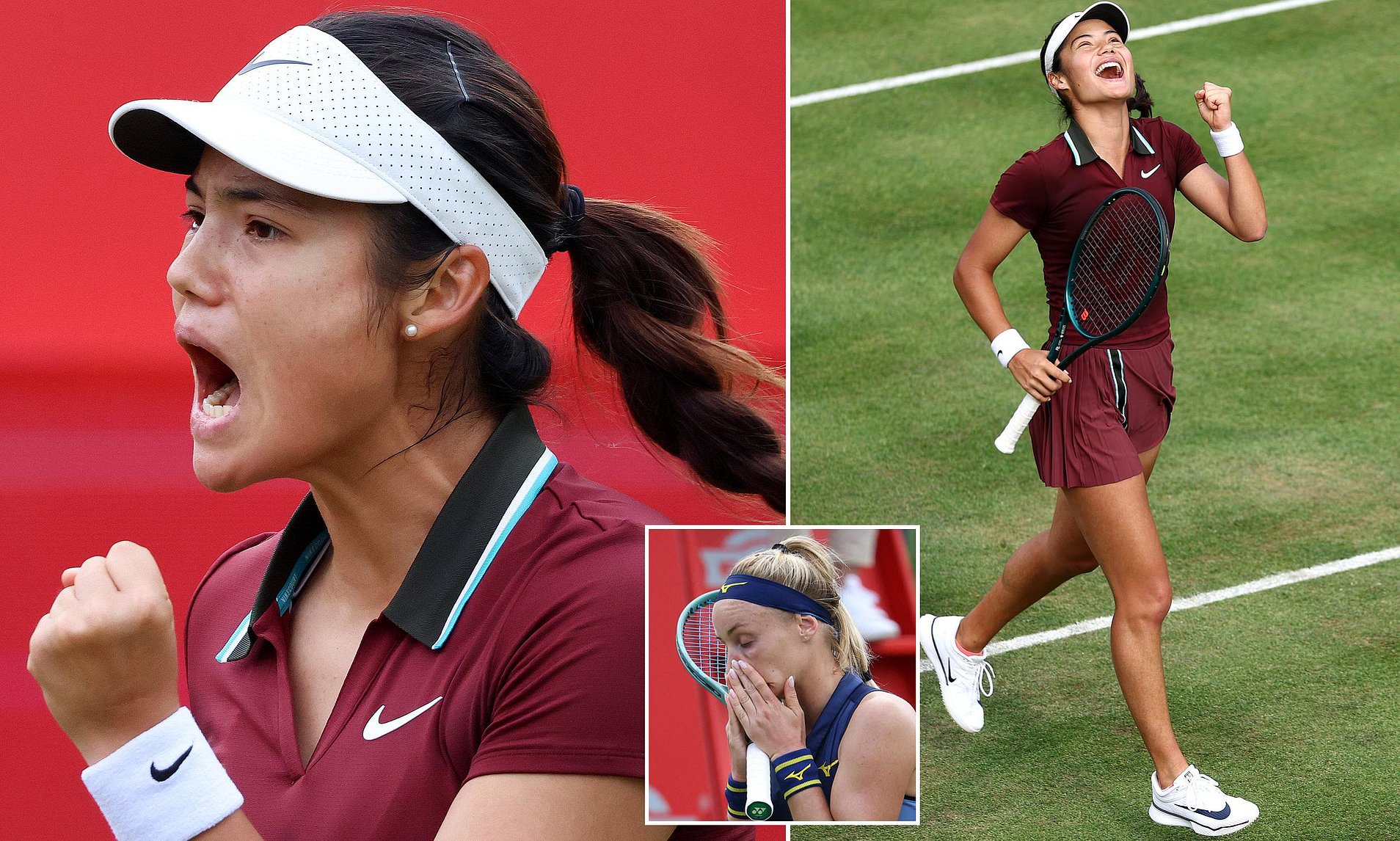 Emma Raducanu shines as new British No 1 in straight-sets rout against ...