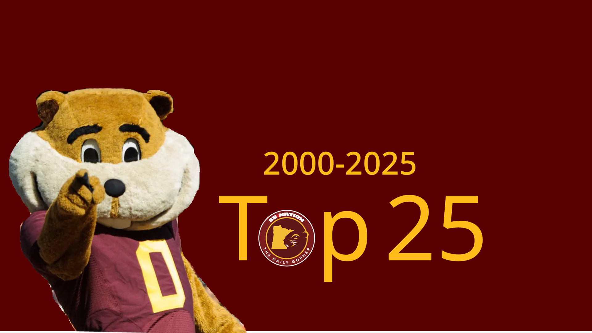 Minnesota Gophers Top 25 of the Last 25 is Coming Soon!