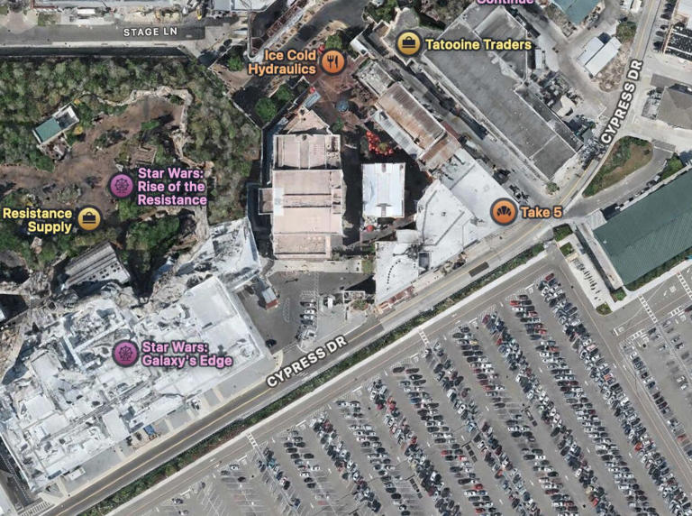 Disney's Hollywood Studios Cast Member Parking Lot Partially Closed for ...