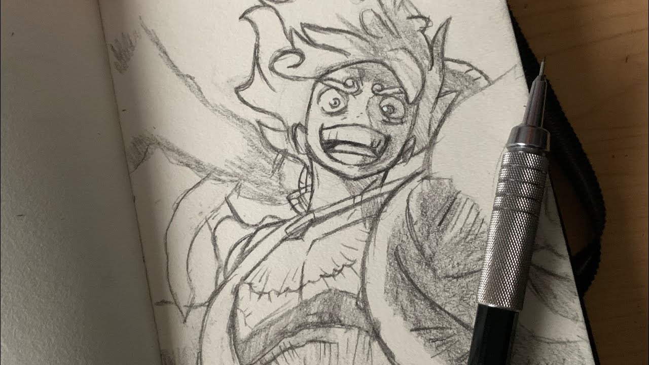 Quick Sketching: Luffy 5th Gear
