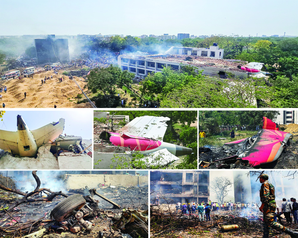 AIR INDIA PLANE CRASH; 241 DEAD, 1 SURVIVOR