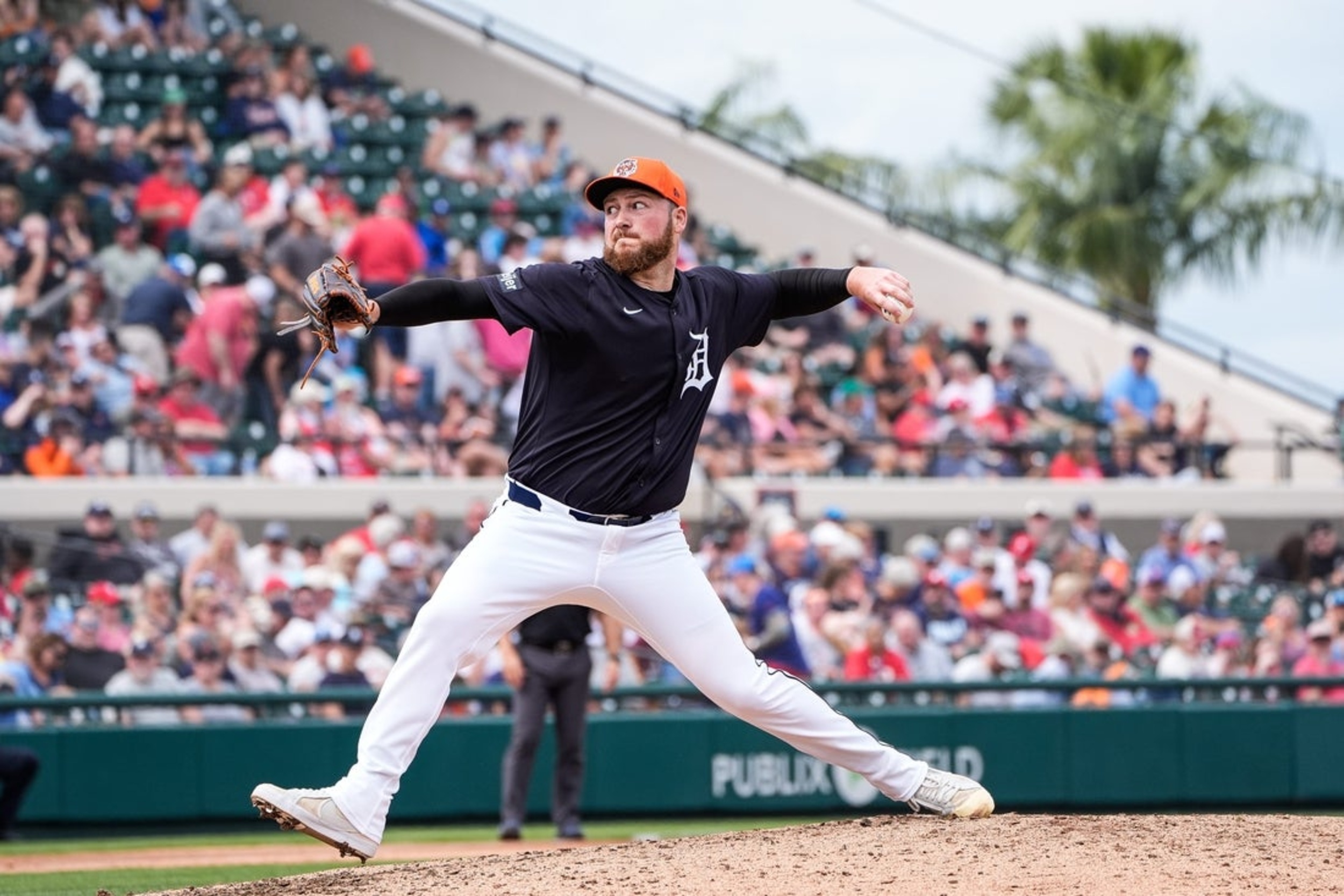 Tigers add LHP Matt Gage, option RHP Beau Brieske