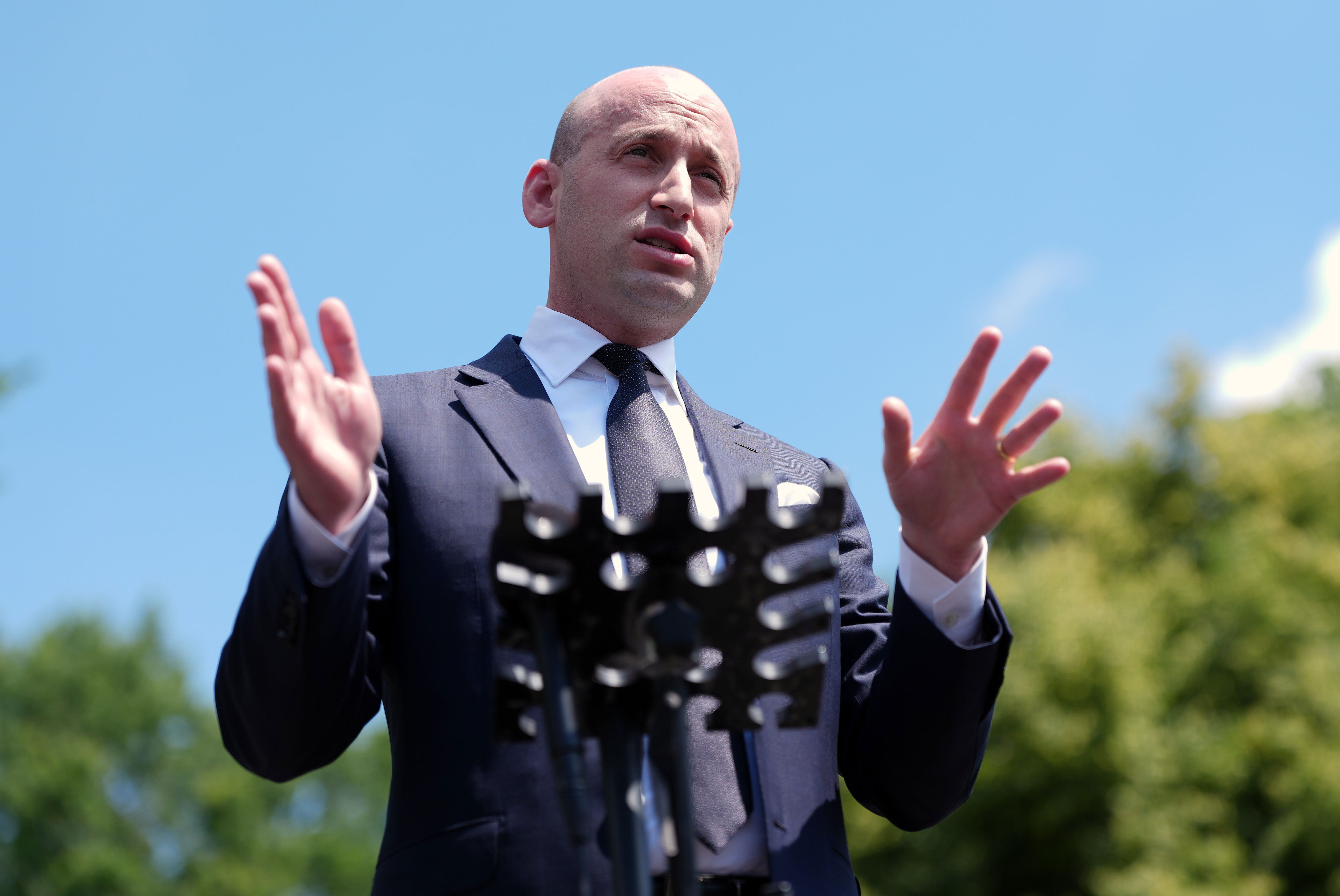She was Stephen Miller’s high school class president. Now she’s ...