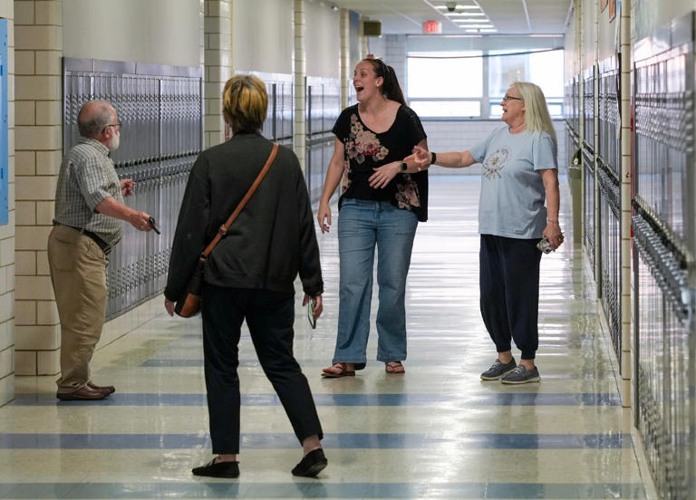 Long last looks: Alumni say goodbye to old David Prouty High School ...