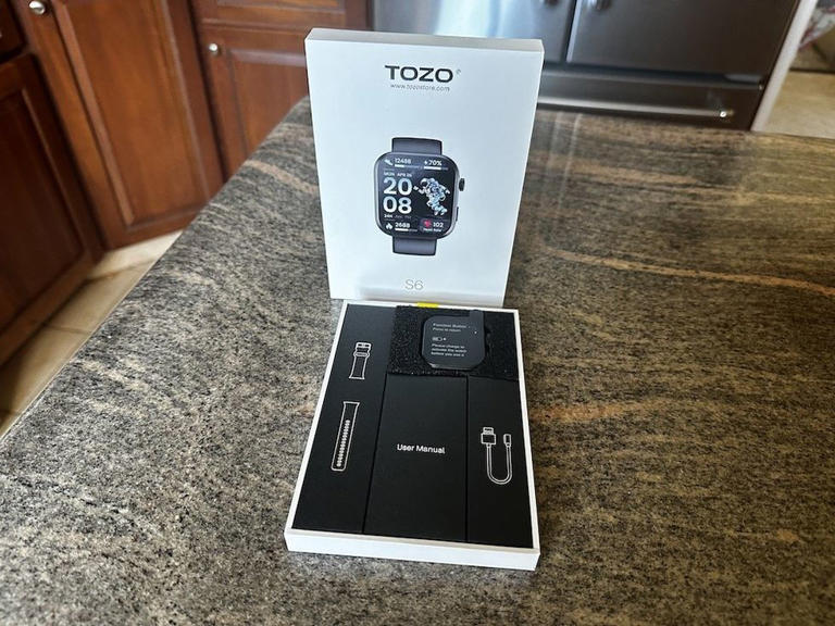 TOZO S6 Smartwatch Under $40