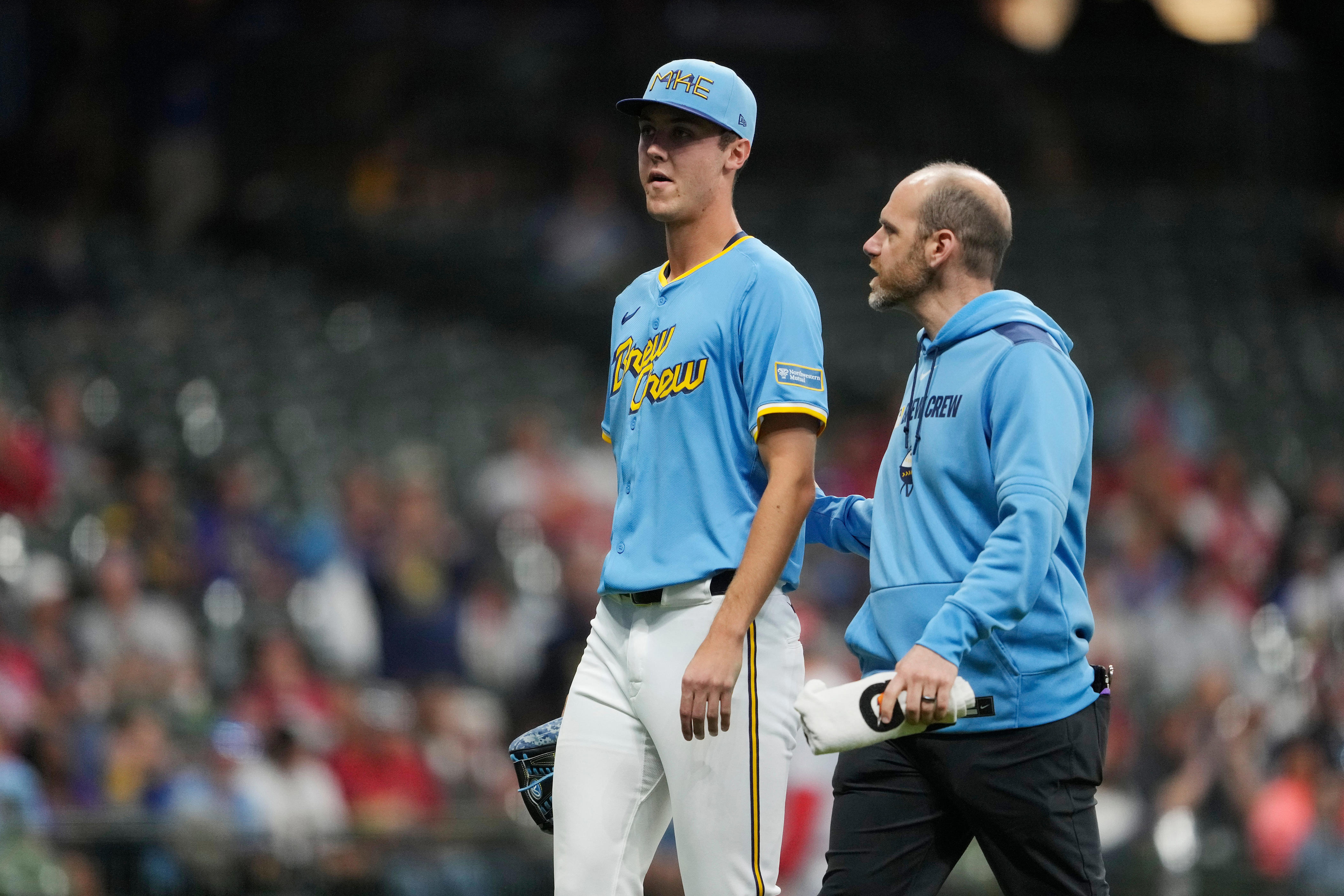 What to know about Jacob Misiorowski’s early exit after rolling his ...