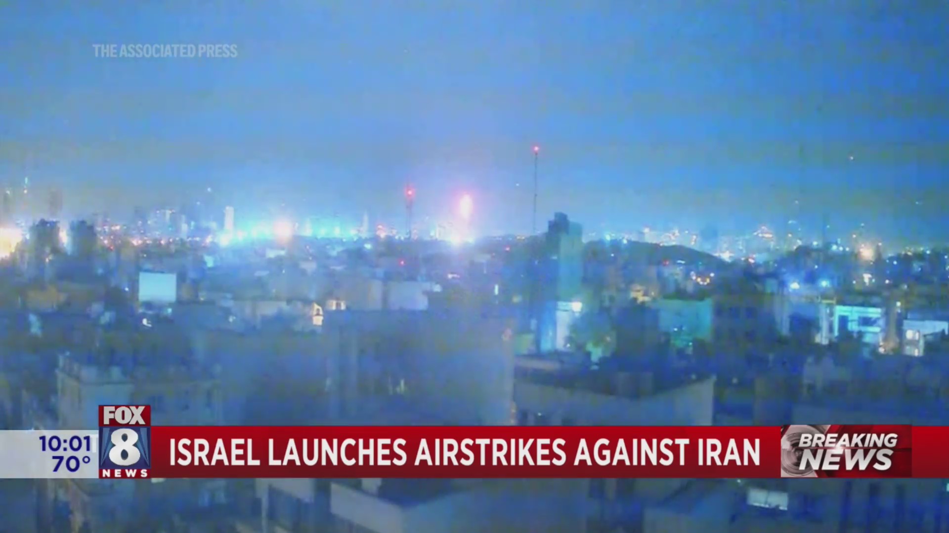 Israel attacks Iran's capital with explosions booming across Tehran