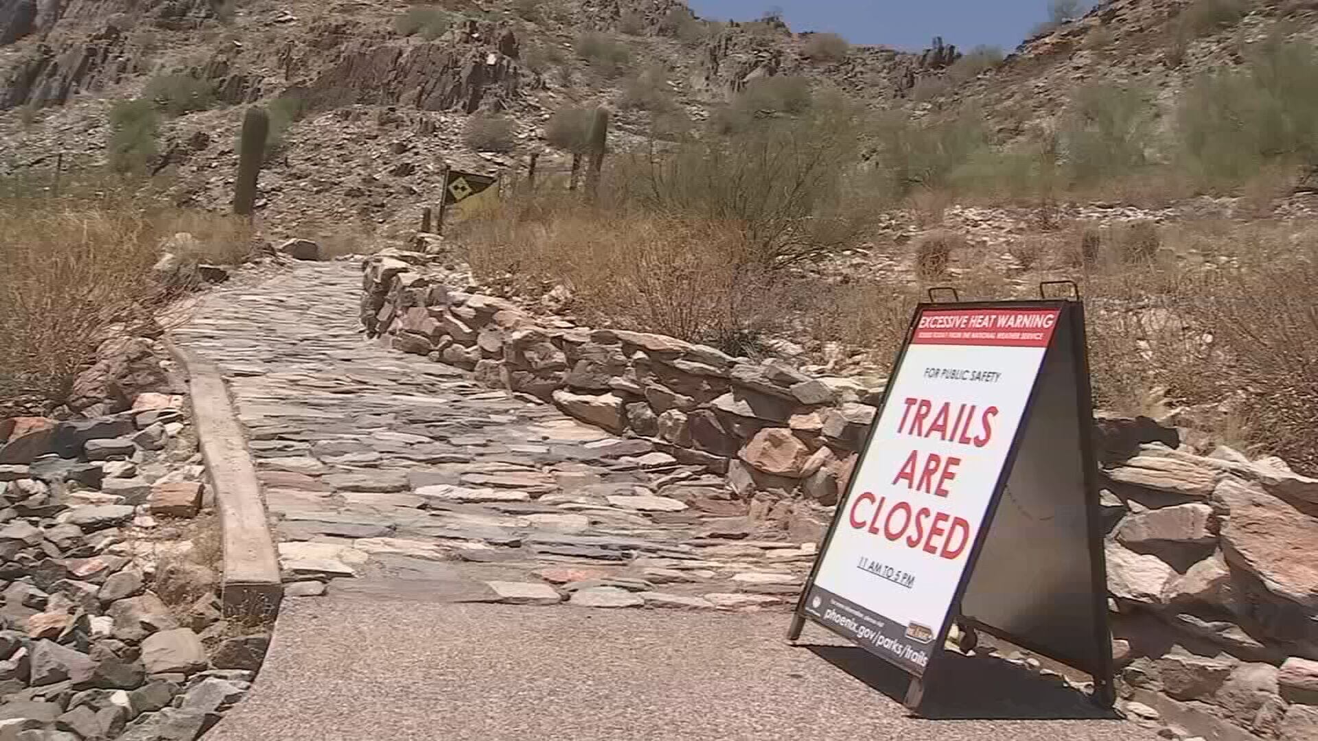 Some Phoenix hiking trails will be closed this weekend due to heat