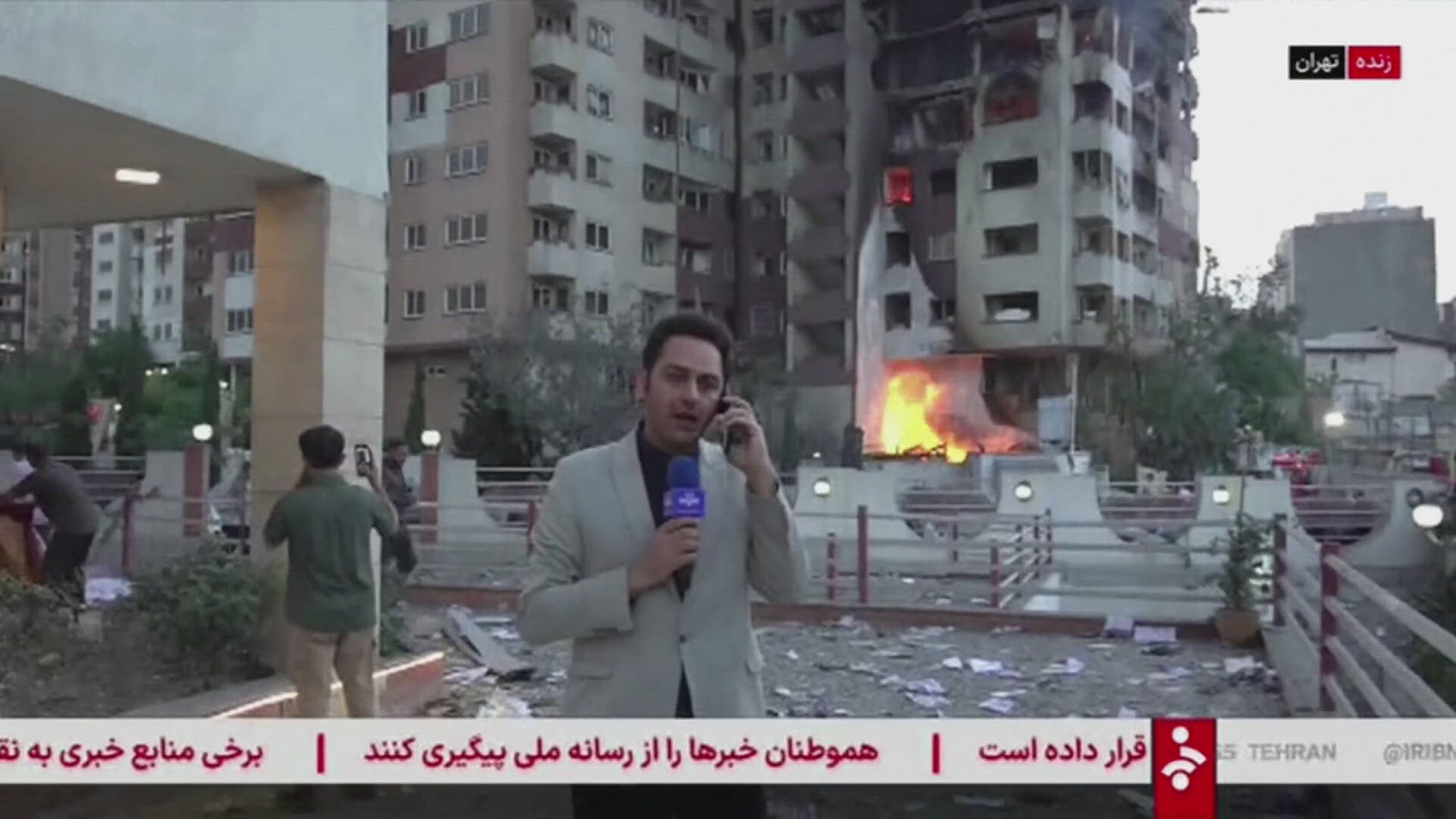 Israel attacks Iran's capital with explosions booming across Tehran