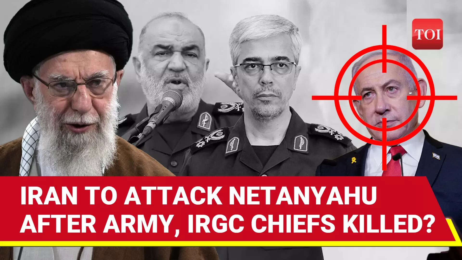 Iran’s Army Chief, IRGC Boss, Nuke Scientists KILLED In Israel Attack ...