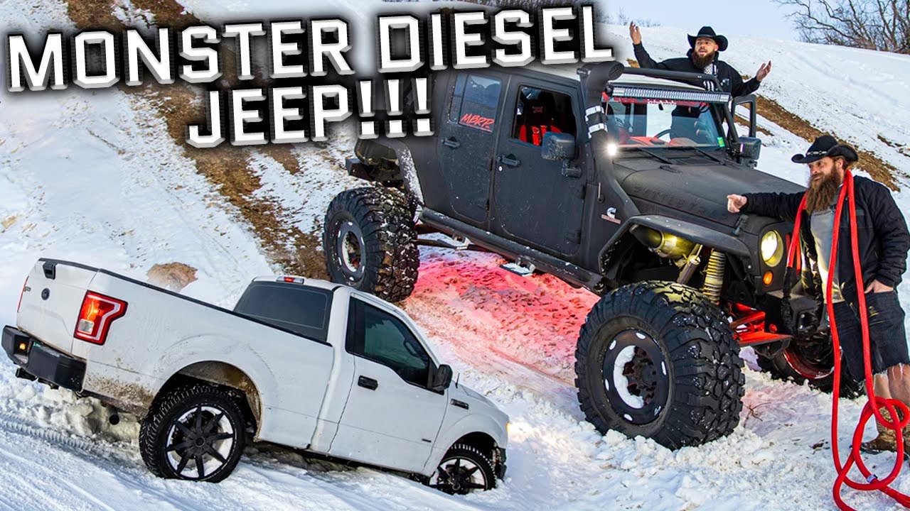 A rattling diesel Jeep with Cummins power saves the day