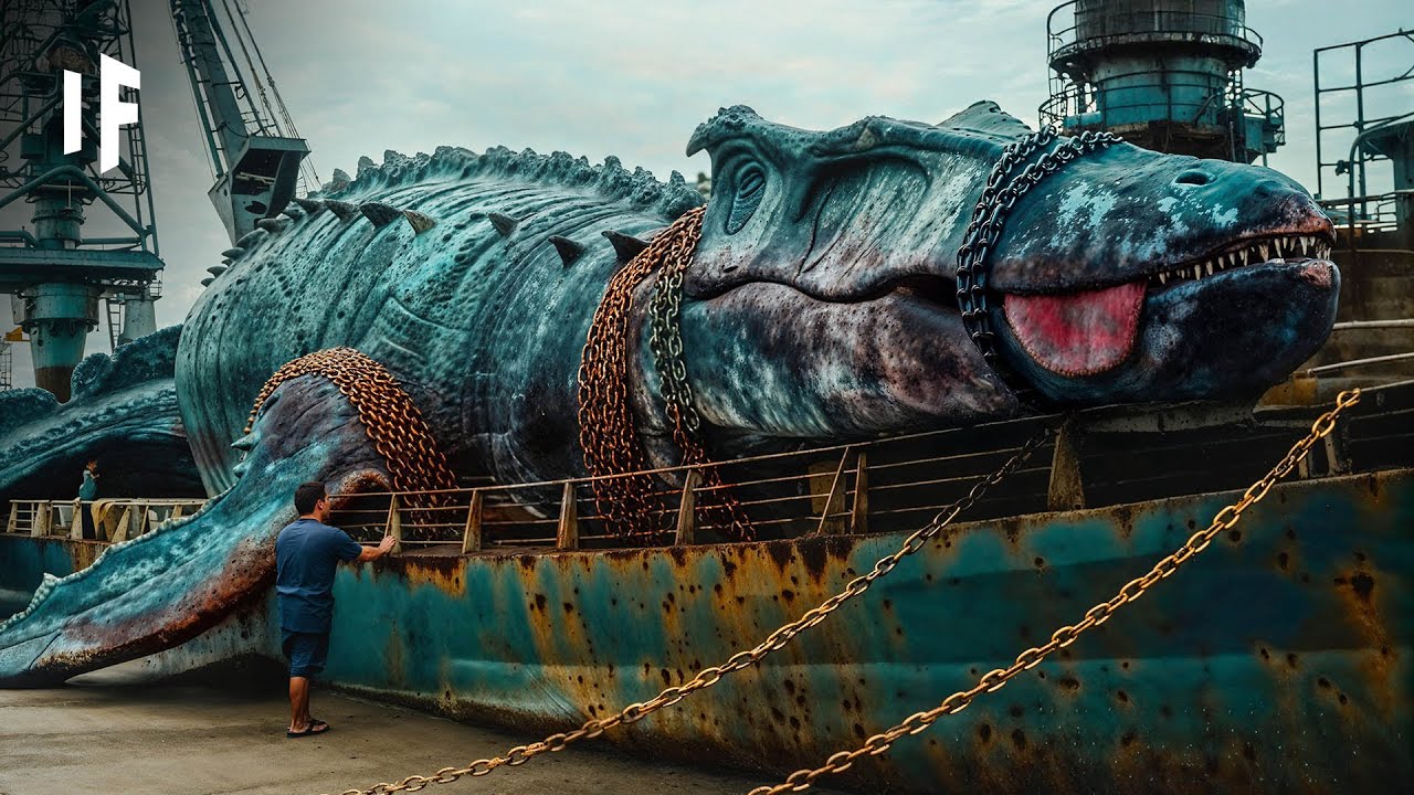 Imagine a world where the mosasaurus survived extinction