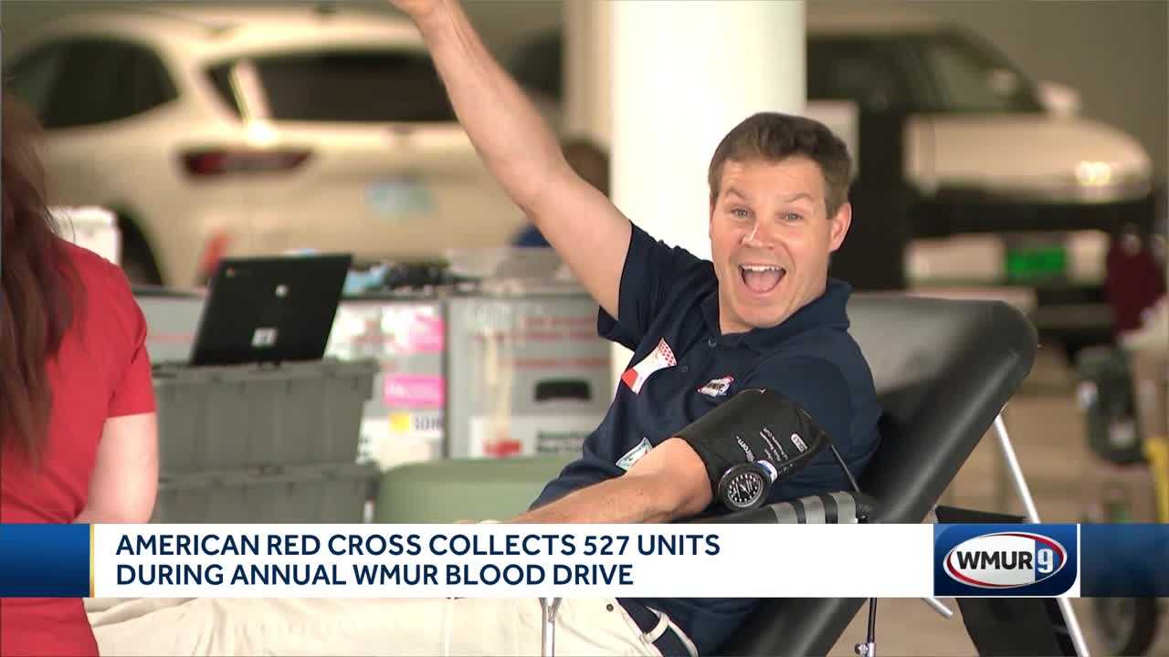 American Red Cross collects 527 units of blood during annual WMUR blood ...