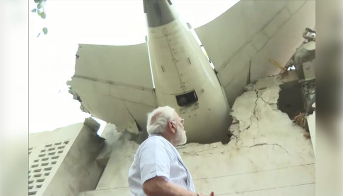 PM Modi Pays Visit To Site Of Catastrophic AI-171 Plane Crash, Meets ...