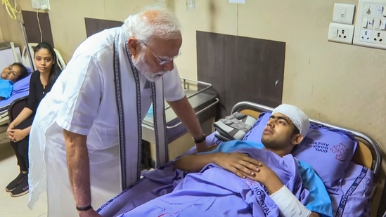 ‘We are all devastated…’: PM Narendra Modi meets Air India plane crash ...