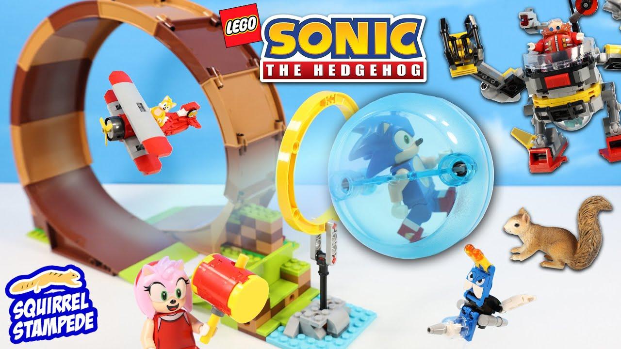 Lego Sonic The Hedgehog Green Hill Zone Loop & Tail's Tornado Plane ...