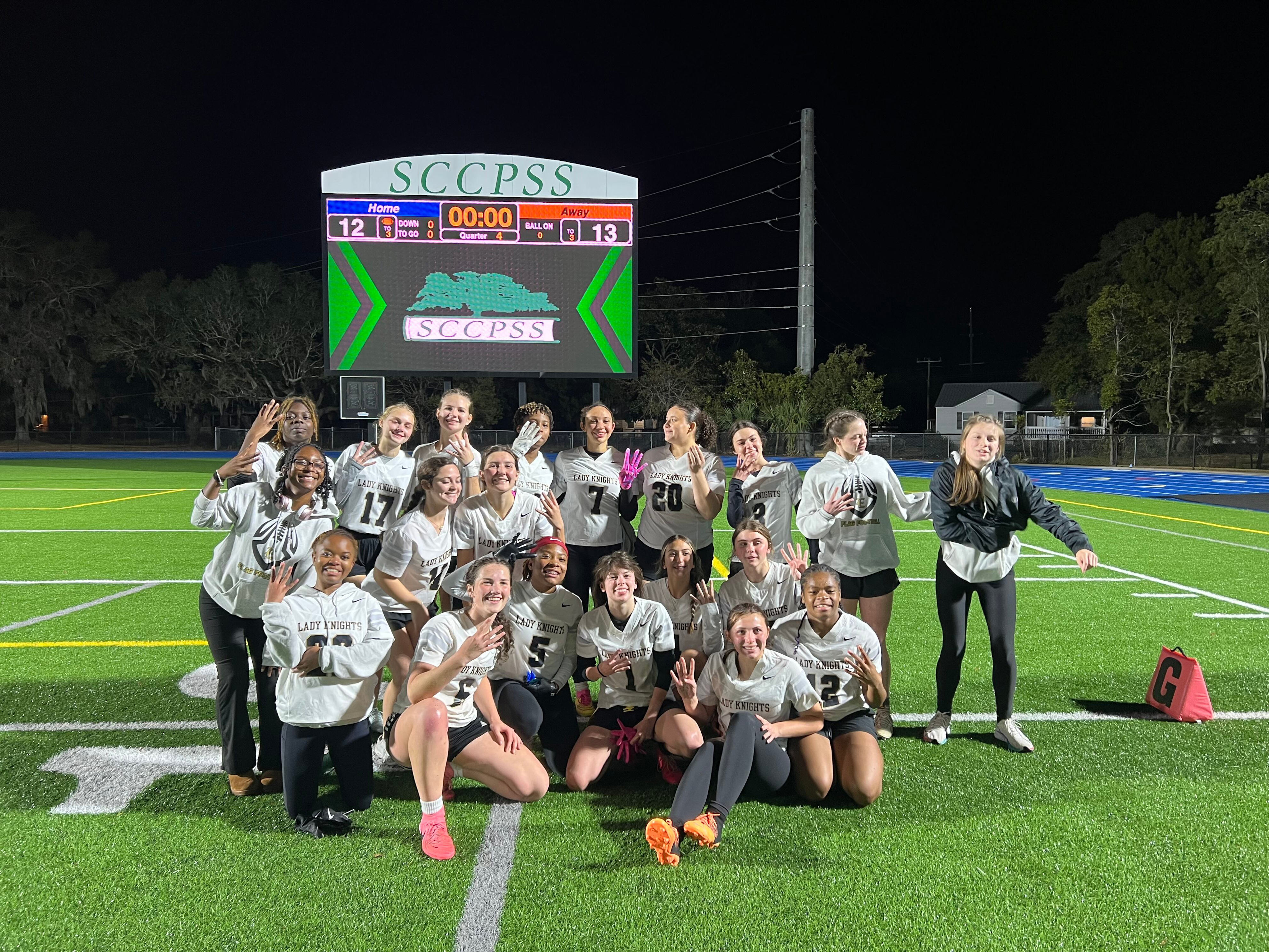 Falcons aid in growth of areas flag football programs