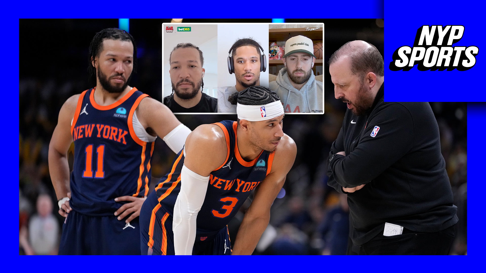 Jalen Brunson, Josh Hart speak for the first time on Knicks firing Tom ...