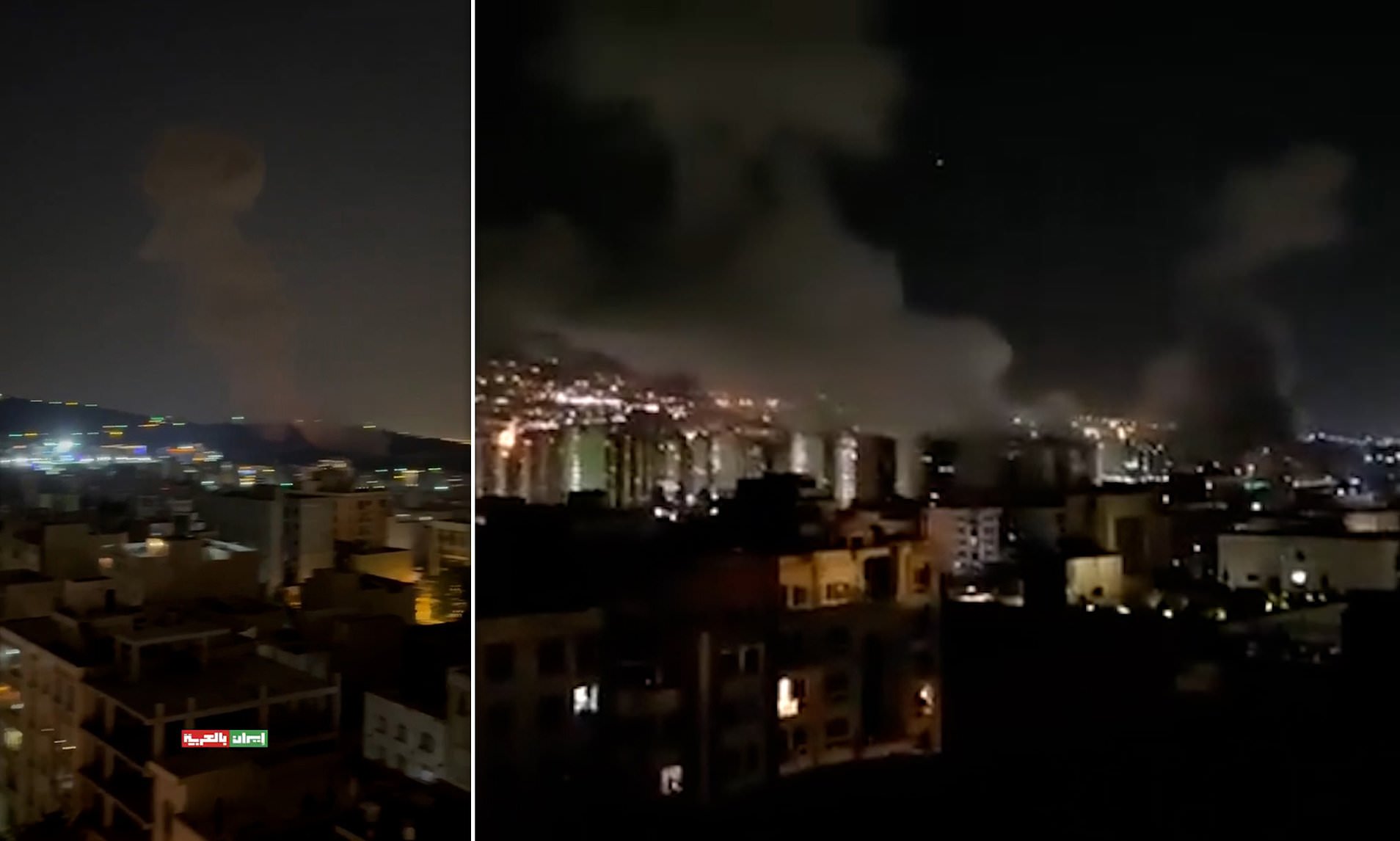 Explosions sounding in Tehran after the US warned Israel was planning ...
