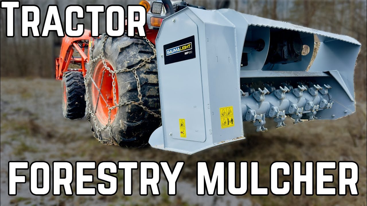 Forestry Mulcher On A Tractor!