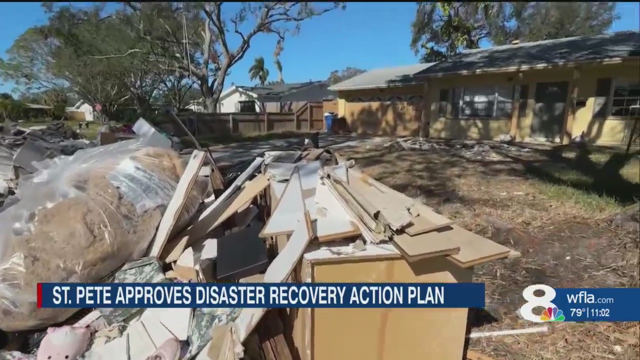 St. Pete City Council approves $160M disaster recovery action plan