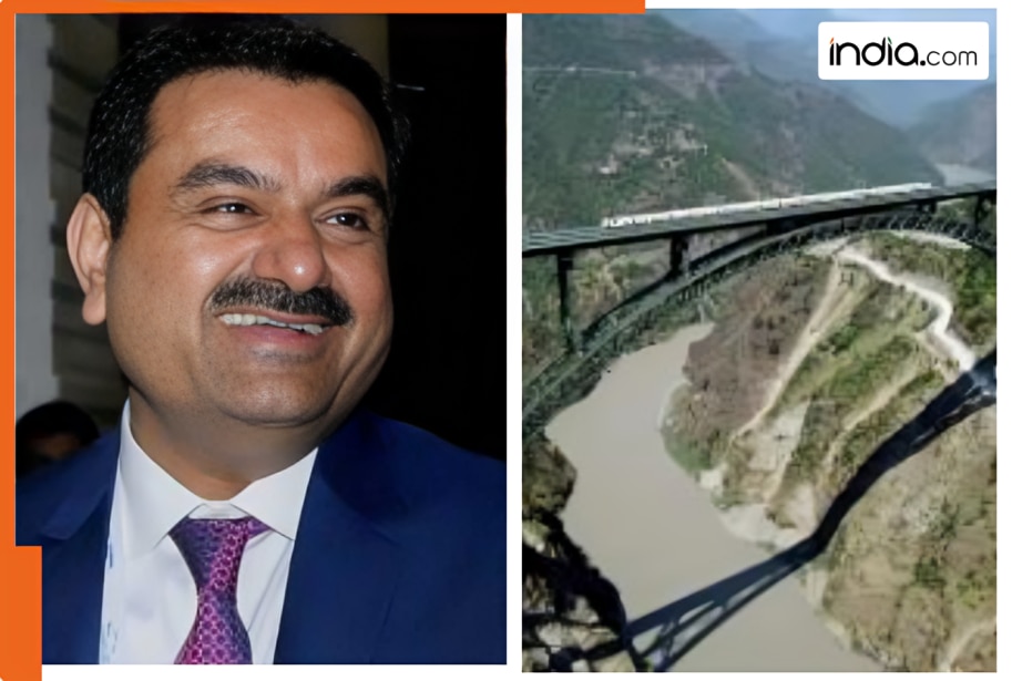 Gautam Adani powers world's highest railway bridge in…this company ...