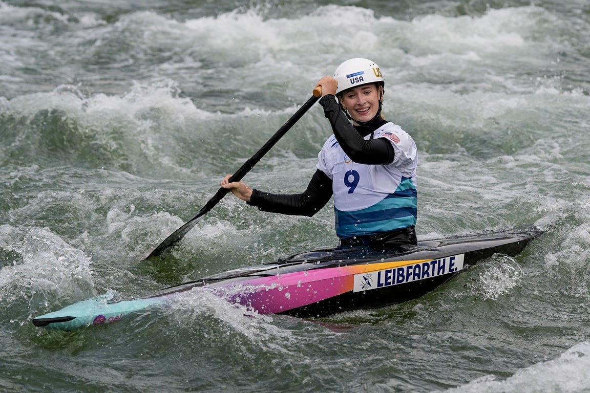 Amazing photos of elite American kayaker and Olympic medalist Evy Leibfarth
