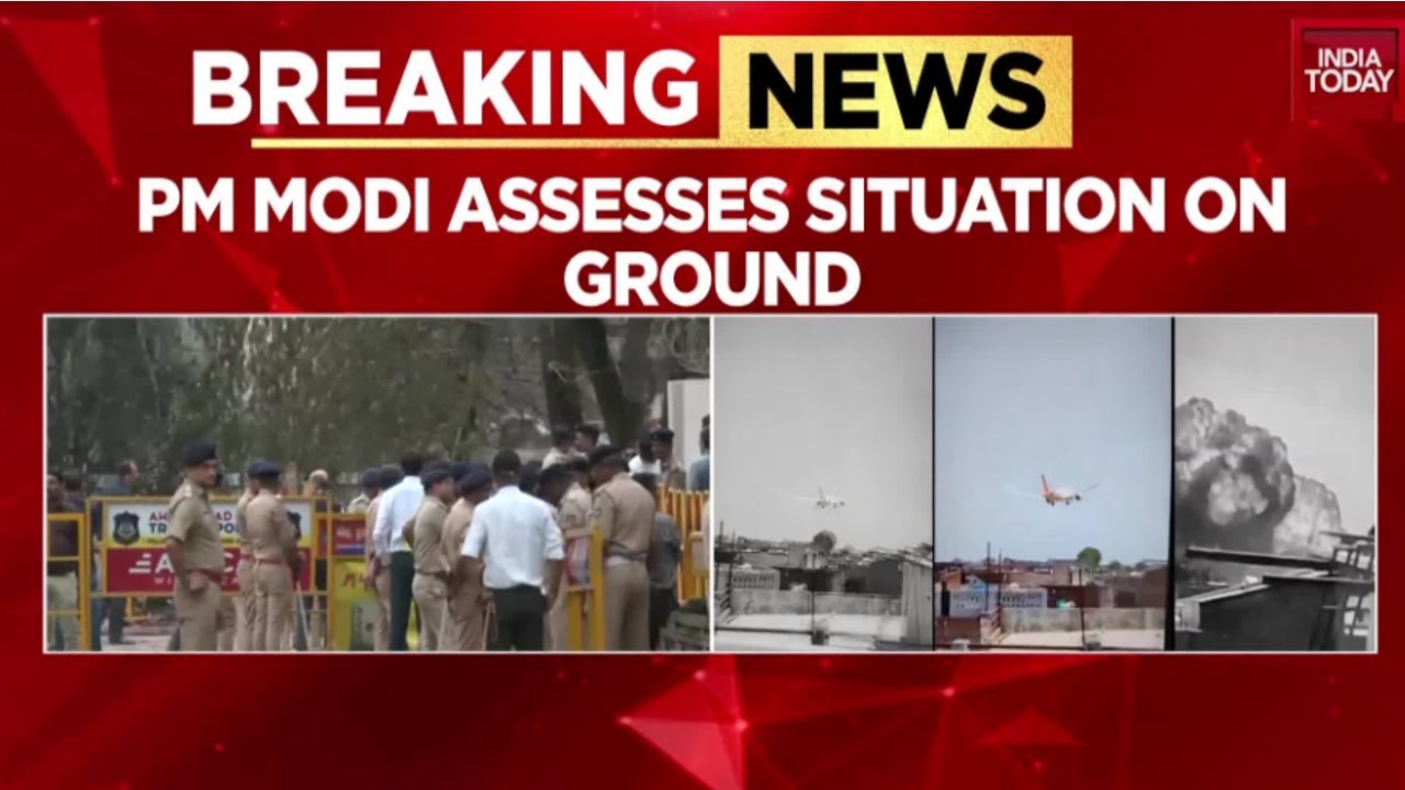 PM Modi assesses crash site of AI-171: 265 dead in tragic plane accident