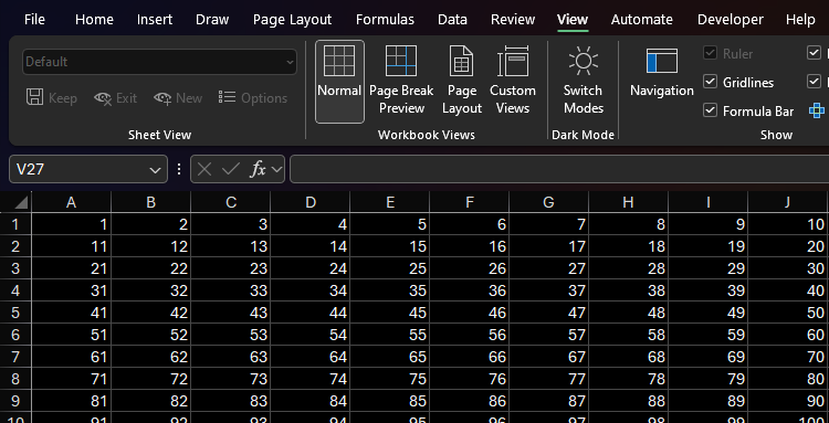 How to Switch to Dark Mode in Microsoft Excel