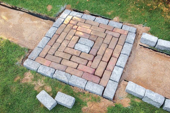 How to Build a Brick Walkway in the Garden