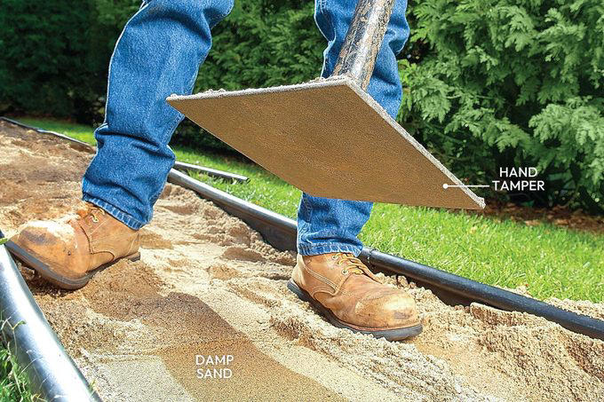 How to Build a Brick Walkway in the Garden