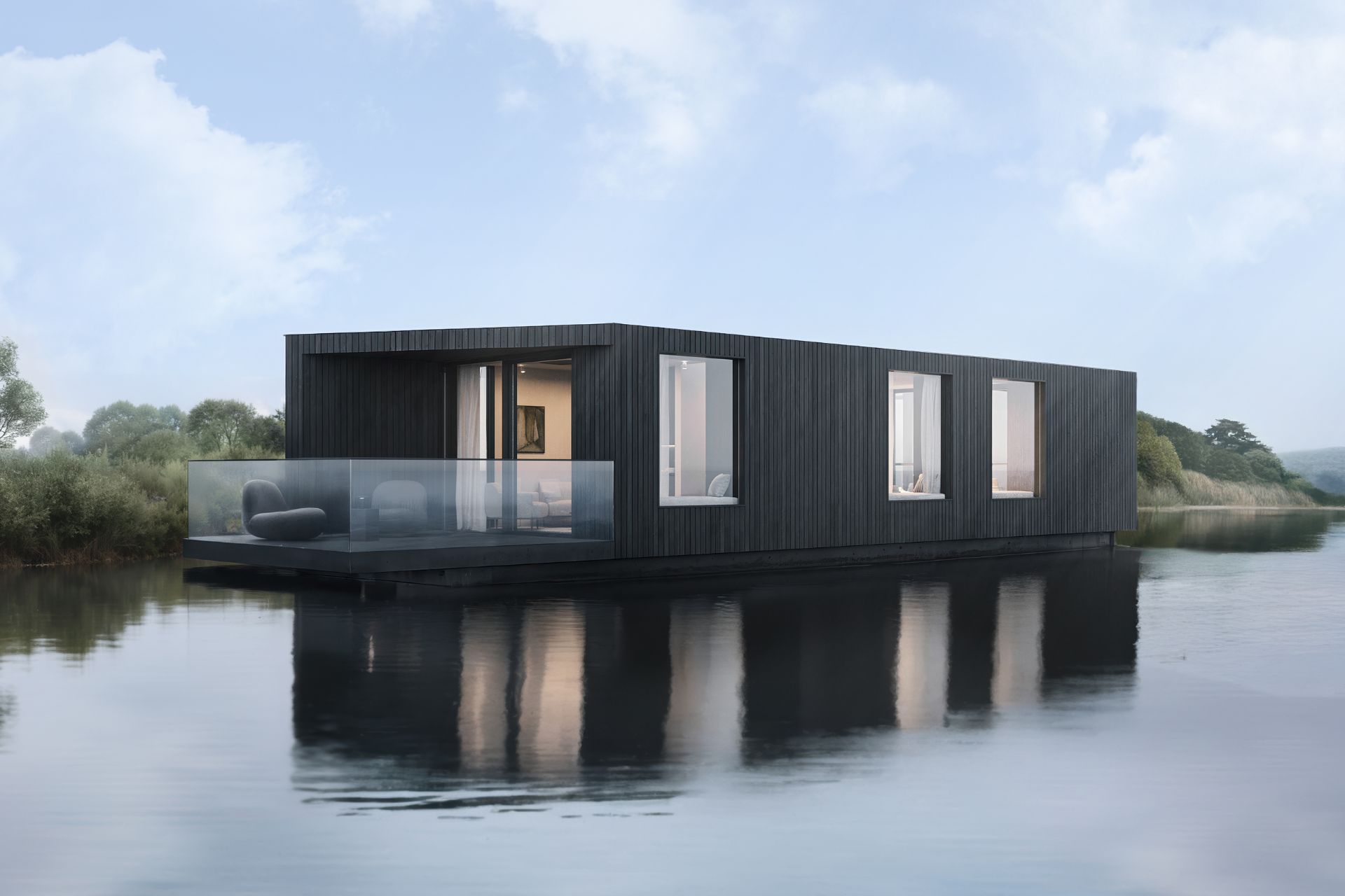 Fancy Living In A Luxury Eco-Houseboat?