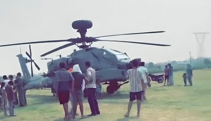 WATCH: IAF Apache makes emergency landing in Punjab, second such ...