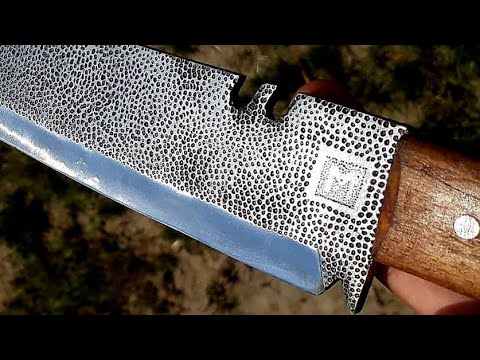 Antique rusty cleaver restoration