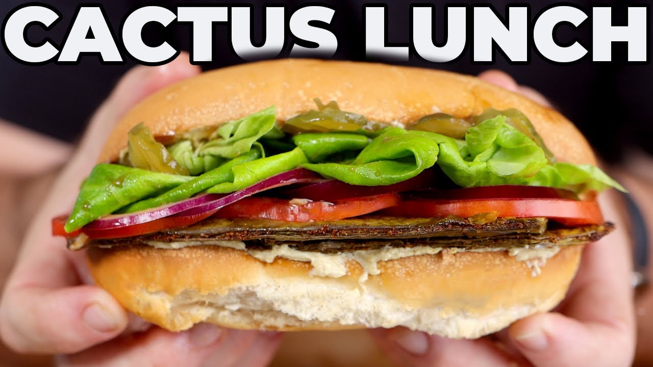 Can you eat Cactus... Making the Cactus sandwich