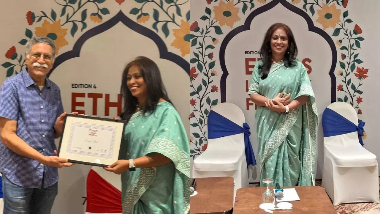 Prof Swati Pal honoured with Ethos Literary Award for contributions to ...