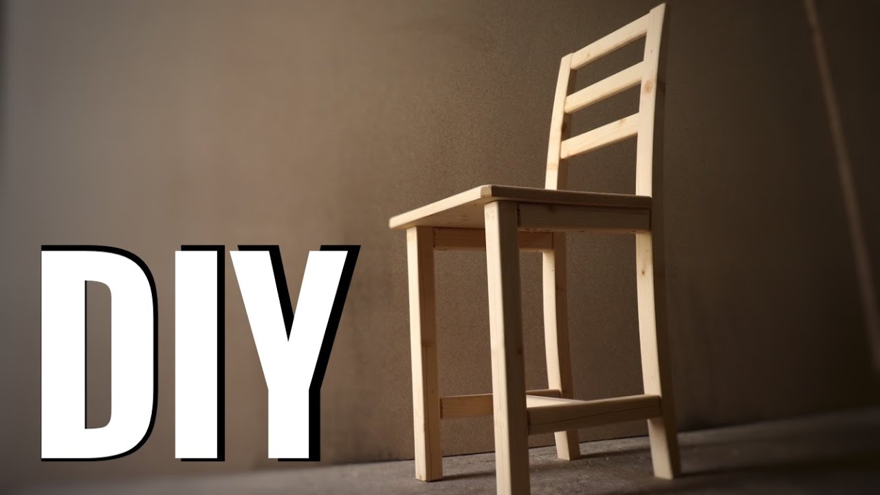 How to easily build a wooden chair from scratch