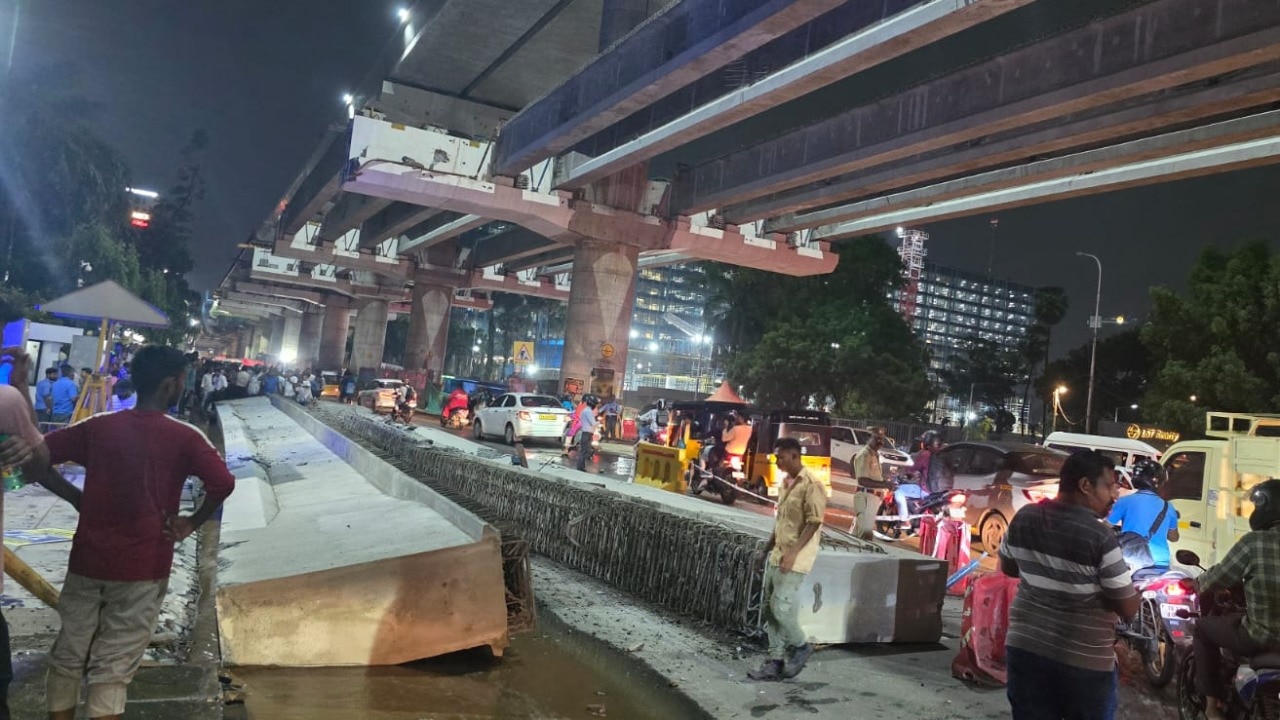 One dead after under-construction Metro track section collapses in Chennai