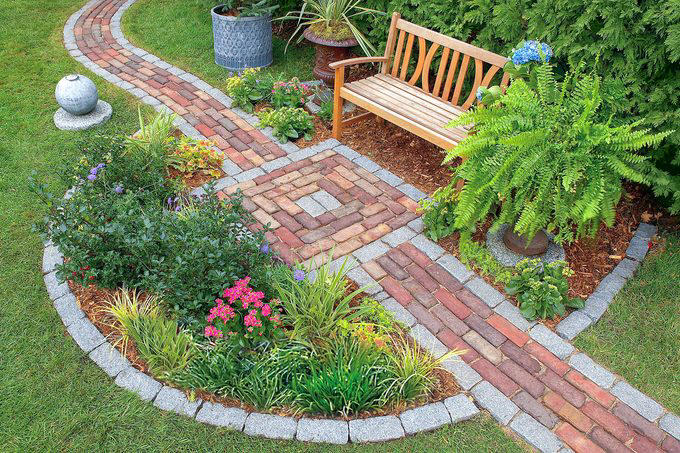 How to Build a Brick Walkway in the Garden