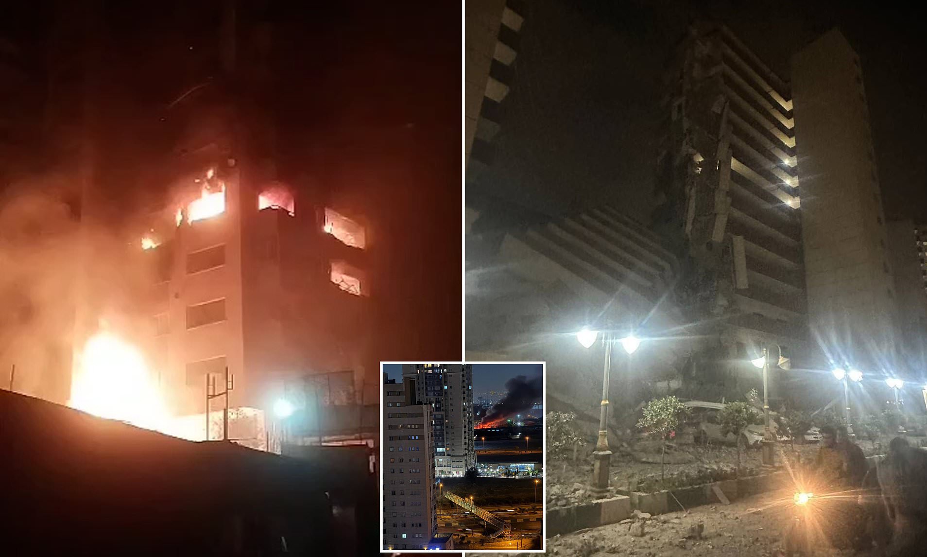 Explosions sounding in Tehran after the US warned Israel was planning ...