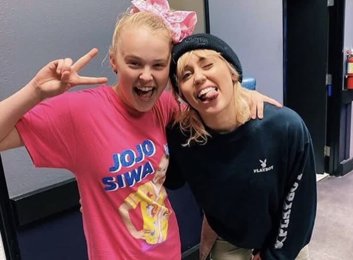 Is Miley Cyrus' Pride Joke A Dig At Jojo Siwa, Chris Hughes ...
