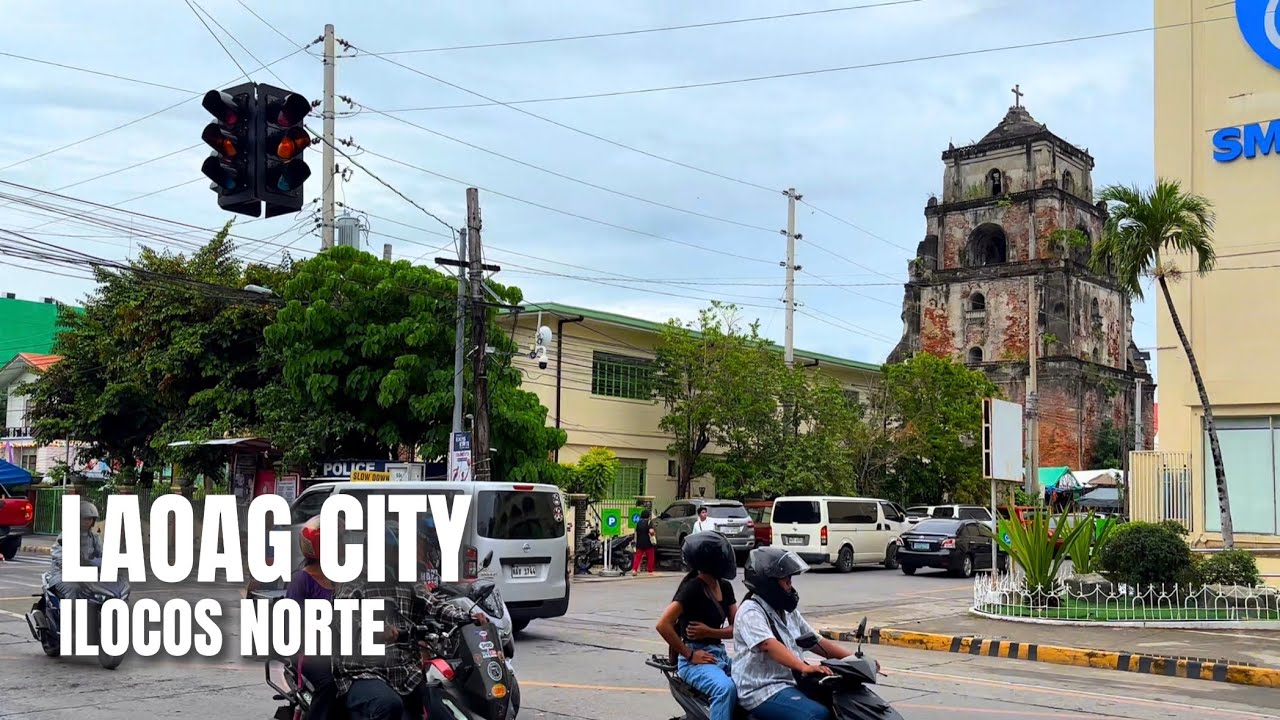 [4K] Laoag City Walking Tour 🚶‍♂️ | Downtown Ilocos Norte, Philippines ...