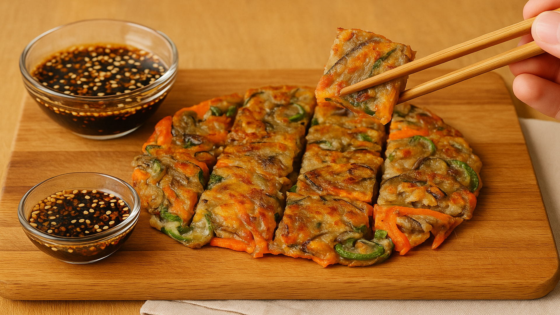 How to Make Vegan Korean Pancakes (Pajeon) | Crispy & Savoury Street ...