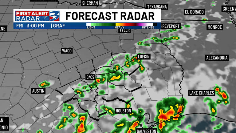 Carrying rain chances into Father’s Day weekend