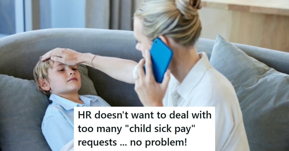 Parents Used To Alternate Days Off When The Kids Were Sick To Avoid ...
