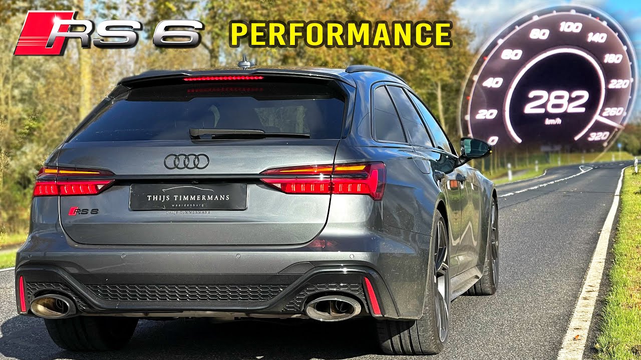 2024 Audi RS6 Performance – Beschleunigung, Topspeed & Sound!