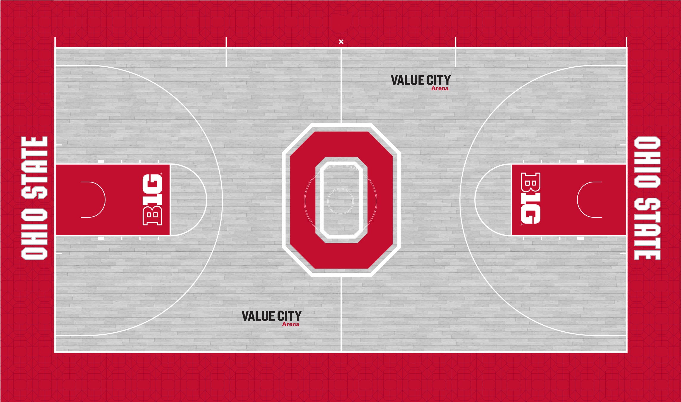 Get a first glimpse of Ohio State's new gray basketball court