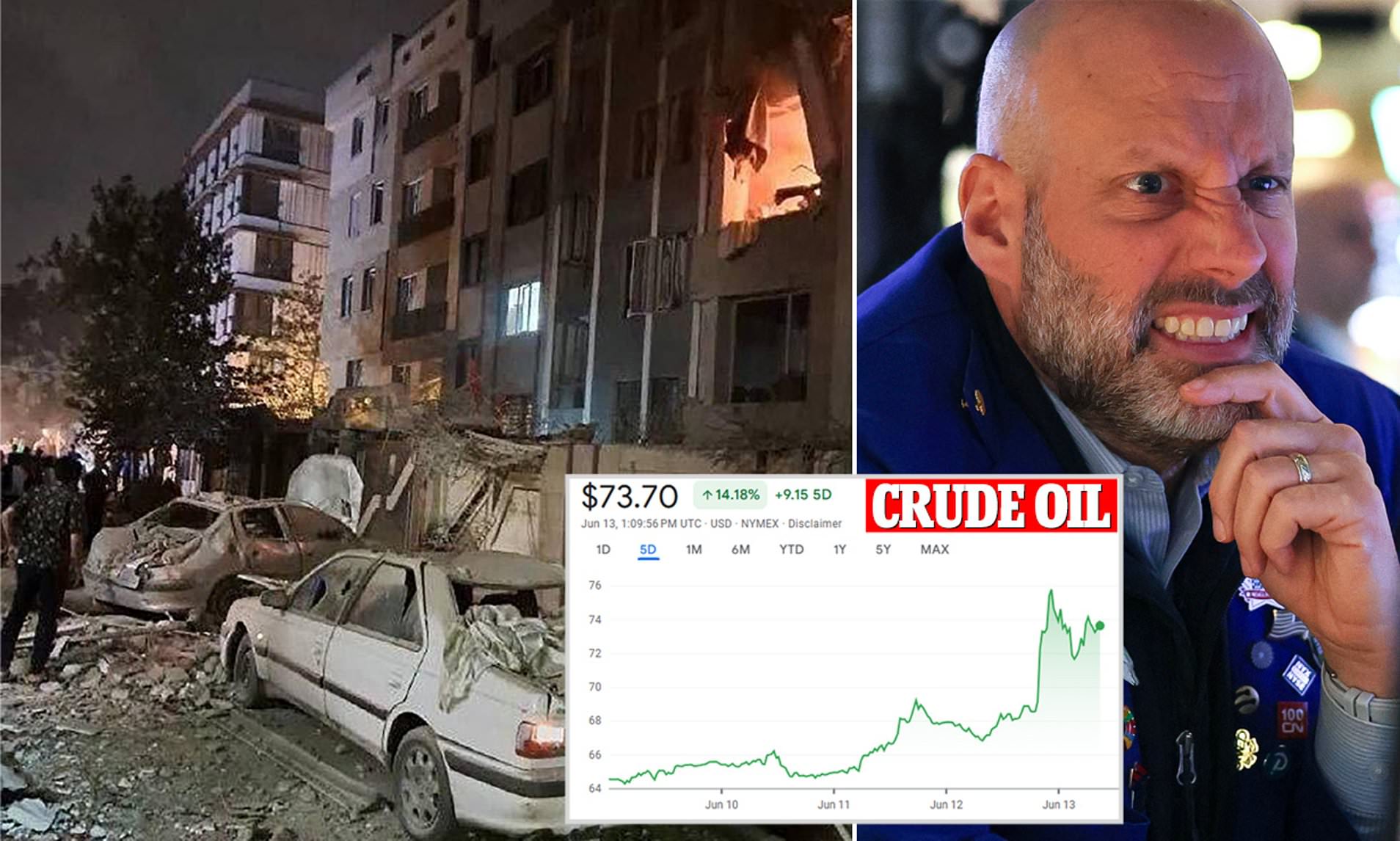 Israel's Iran strikes rock Wall Street and sends gas prices soaring but ...